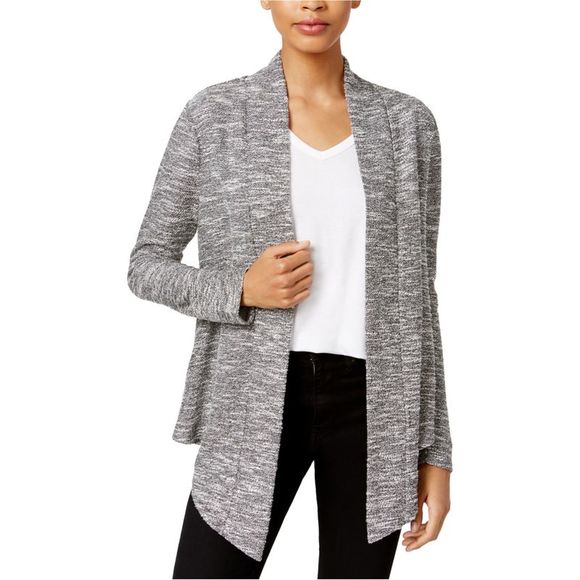 Bar III | Sweaters | Bar Iii Womens Boucle Cardigan Sweater Grey Nwt ...